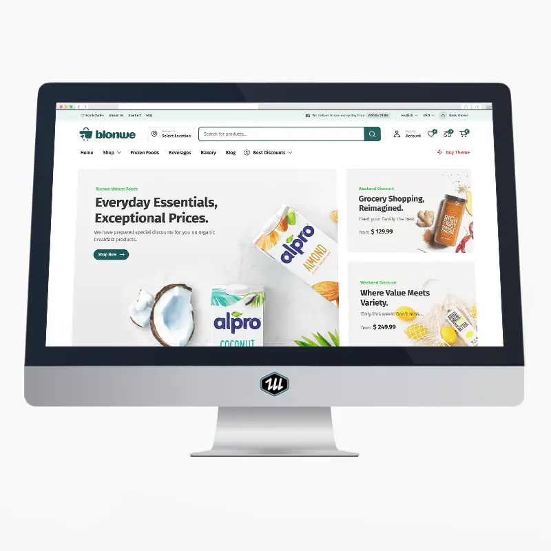 Blonwe Market - Elementor PRO