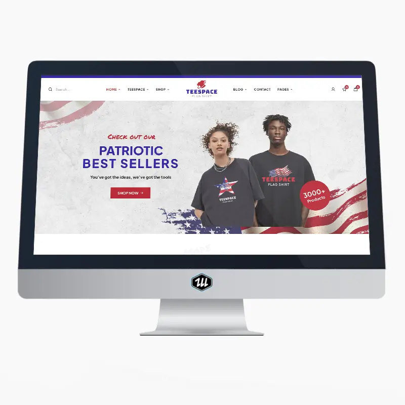 TeeSpace American - Elementor PRO