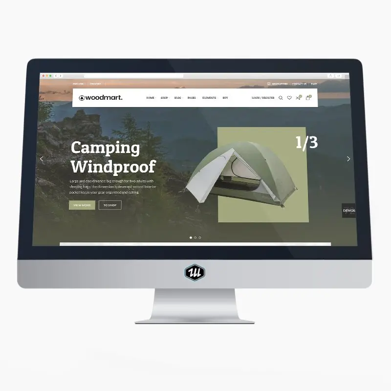 WoodMart Camping - Elementor PRO
