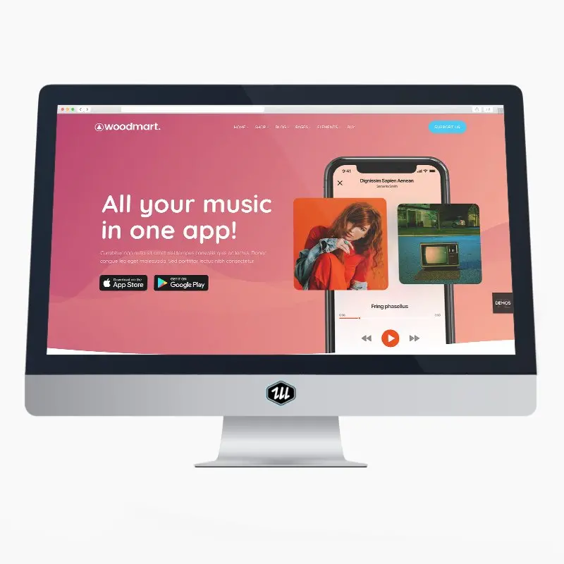 WoodMart Mobile App - Elementor PRO