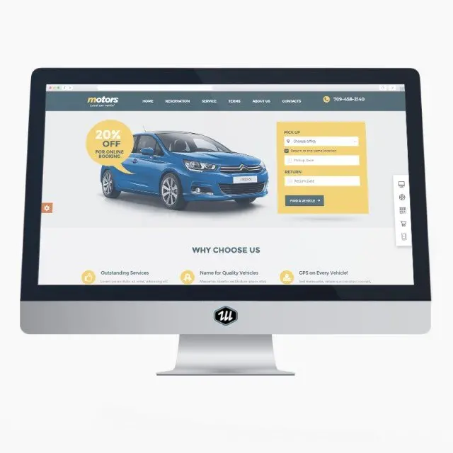 Motors 3 - Elementor PRO